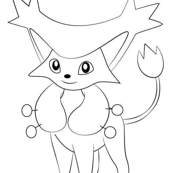 Liepard from Pokemon Coloring Pages - Free Printable Coloring Pages