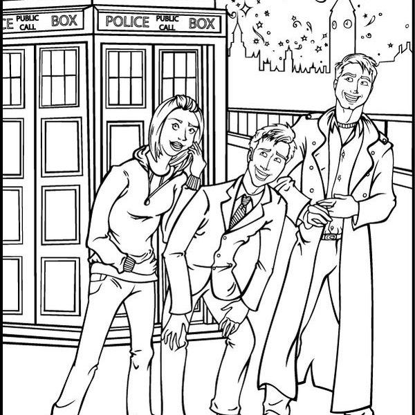 Character from Doctor Who Coloring Pages - Free Printable Coloring Pages