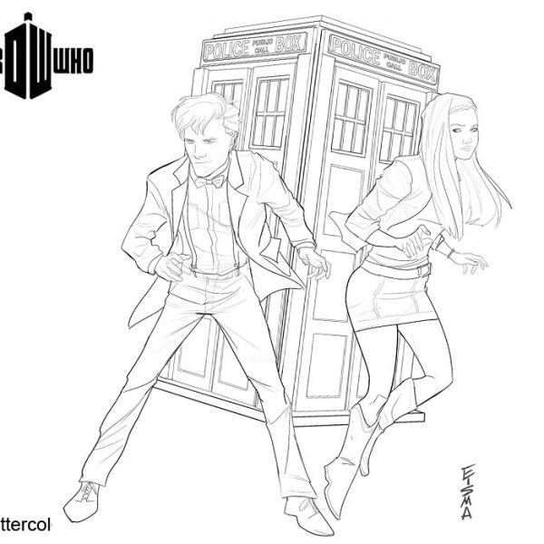 Doctor Who Coloring Pages Character - Free Printable Coloring Pages
