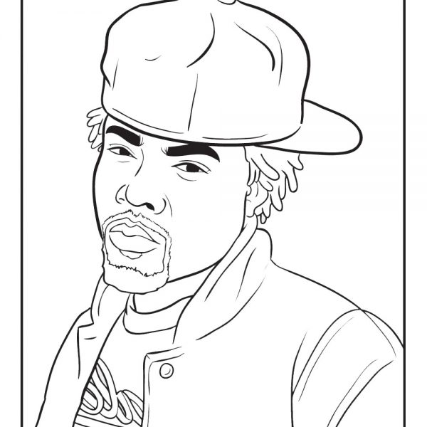 Drake Coloring Pages Rapper Crown Rap Printable Kids Print Color ...