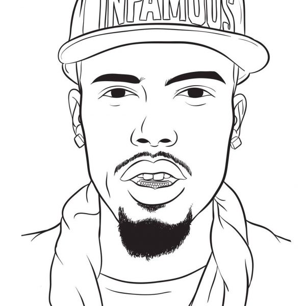 Drake Coloring Pages Fan Inks - Free Printable Coloring Pages