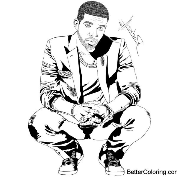 Drake Coloring Pages Coloring Pages