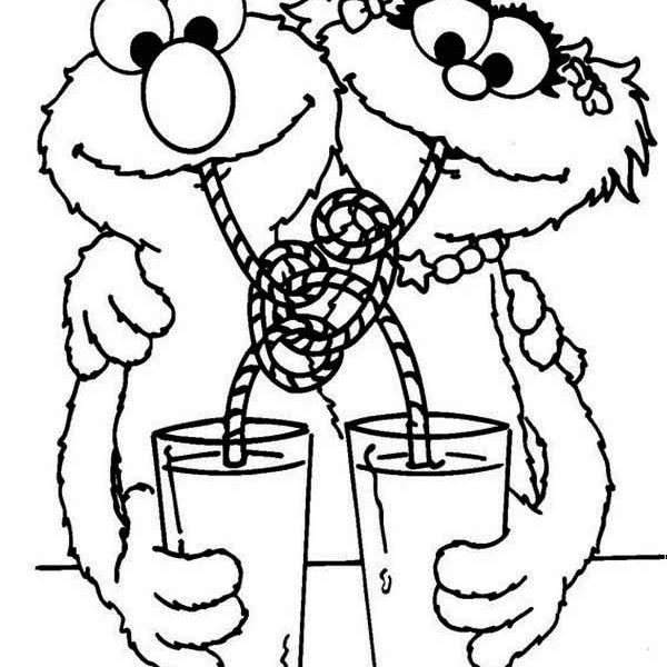 How To Draw Elmo Coloring Pages - Free Printable Coloring Pages
