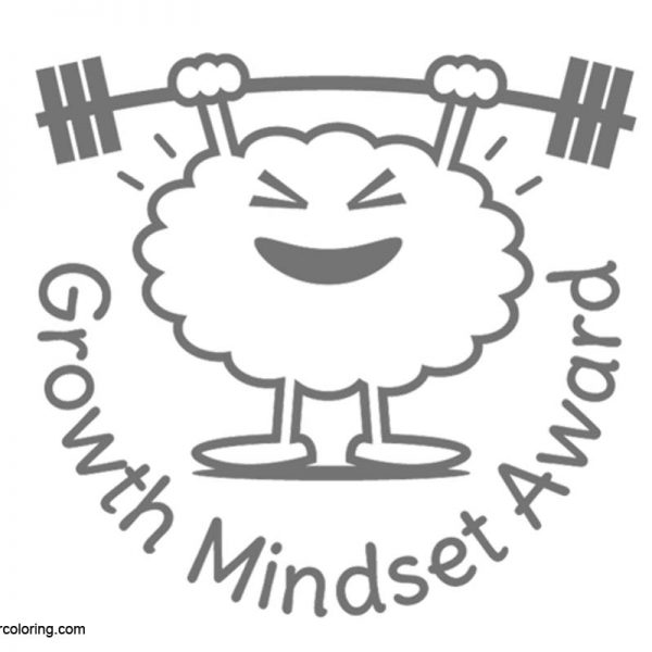 Growth Mindset Coloring Pages Grow My Brain - Free Printable Coloring Pages