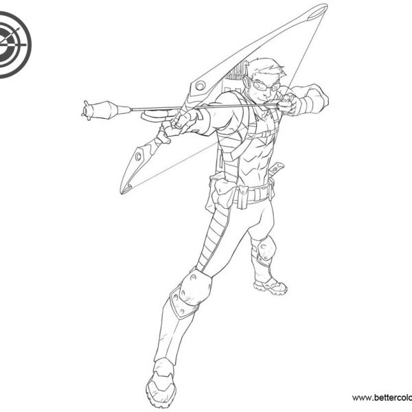Hawkeye Coloring Pages from Captain America Civil War - Free Printable ...