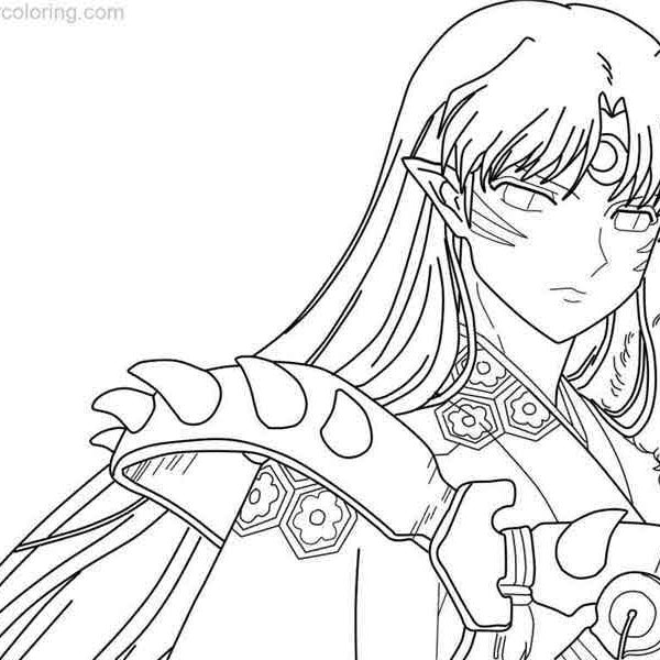 InuYasha Coloring Pages - Free Printable Coloring Pages