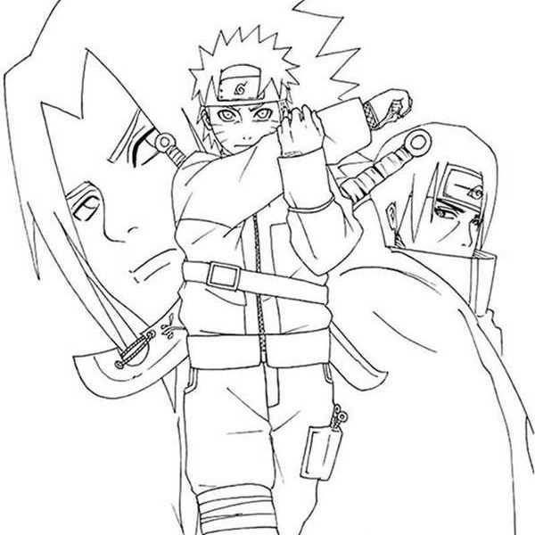 Sakura Haruno from Naruto Coloring Pages - Free Printable Coloring Pages