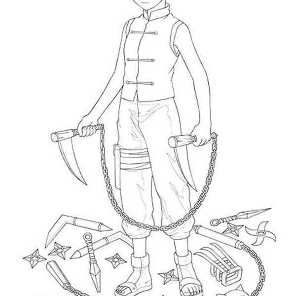 Naruto Coloring Pages Hashirama Senju - Free Printable Coloring Pages
