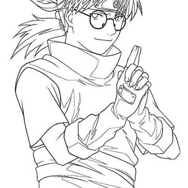 Naruto Coloring Pages Rock Lee - Free Printable Coloring Pages