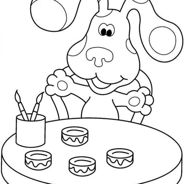 Blue's Clues Coloring Pages - Free Printable Coloring Pages