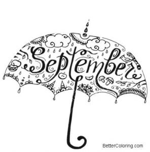 Hello September Coloring Pages - Free Printable Coloring Pages