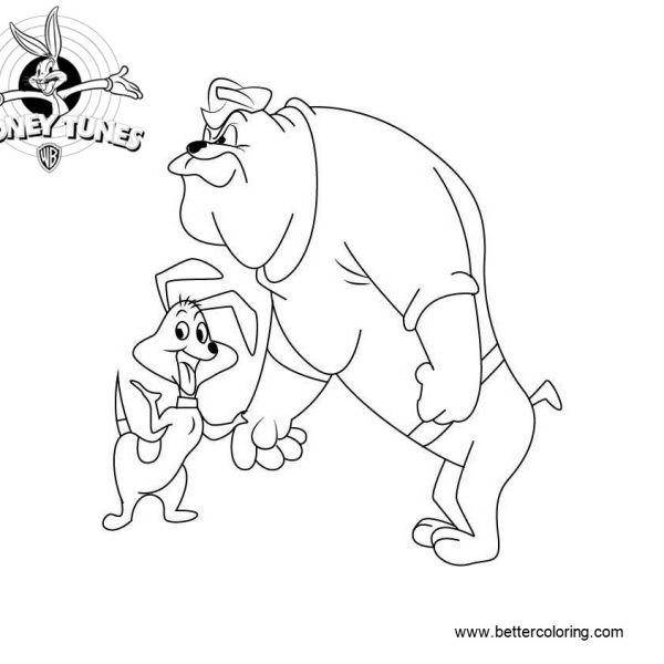 Barnyard Dawg from Looney Tunes Coloring Pages - Free Printable ...
