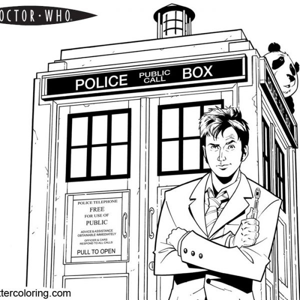 Doctor Who Coloring Pages Christopher Eccleston - Free Printable ...