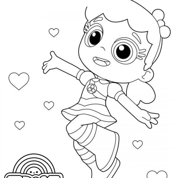 True and the Rainbow Kingdom Coloring Pages - Free Printable Coloring Pages