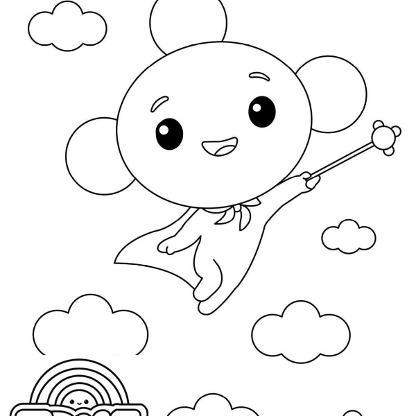 True and the Rainbow Kingdom Coloring Pages - Free Printable Coloring Pages