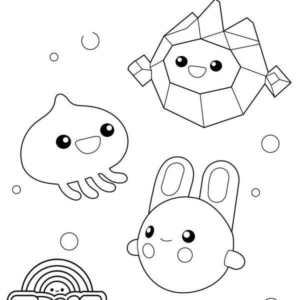 True and the Rainbow Kingdom Coloring Pages True and Bartleby Line ...