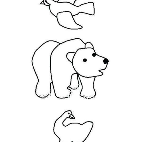 Brown Bear Brown Bear Coloring Pages Coloring Pages - Free Printable ...