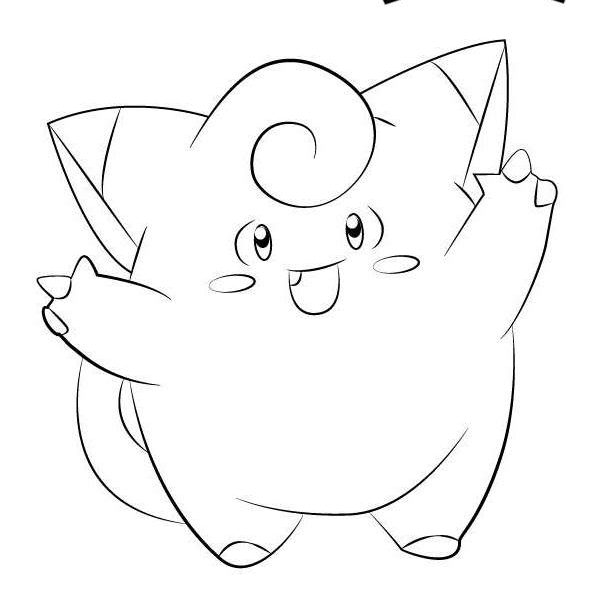 Fletchling from Pokemon Coloring Pages - Free Printable Coloring Pages