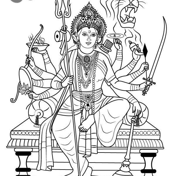 Gayatri Hindu Ishwarpooja Thread Mata Japa Upanayanam Maa Pooja ...