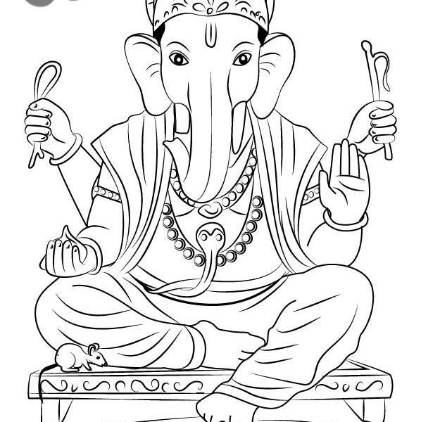 Hinduism Coloring Pages Lord Vishnu Printable - Free Printable Coloring ...