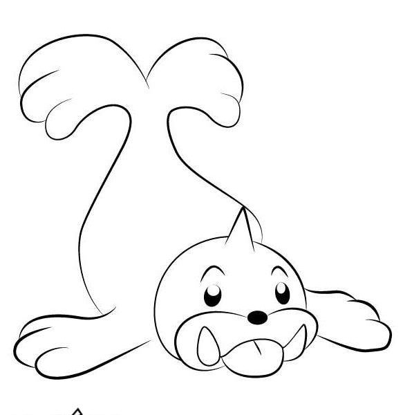 Luxio from Pokemon Coloring Pages - Free Printable Coloring Pages