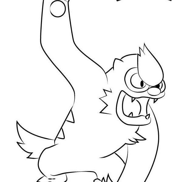 Luxio from Pokemon Coloring Pages - Free Printable Coloring Pages