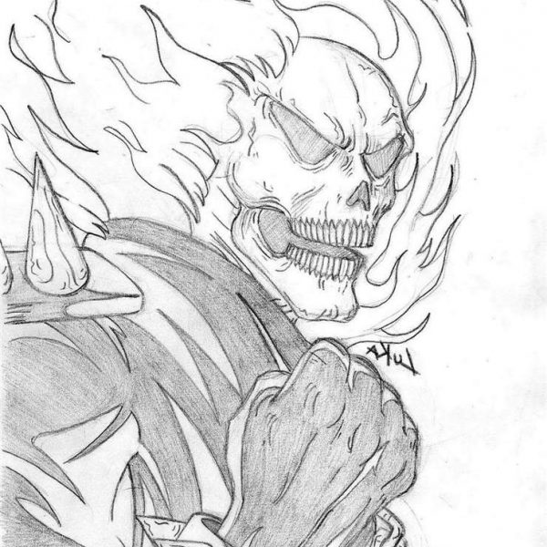 Printable Ghost rider coloring pages - Free Printable Coloring Pages